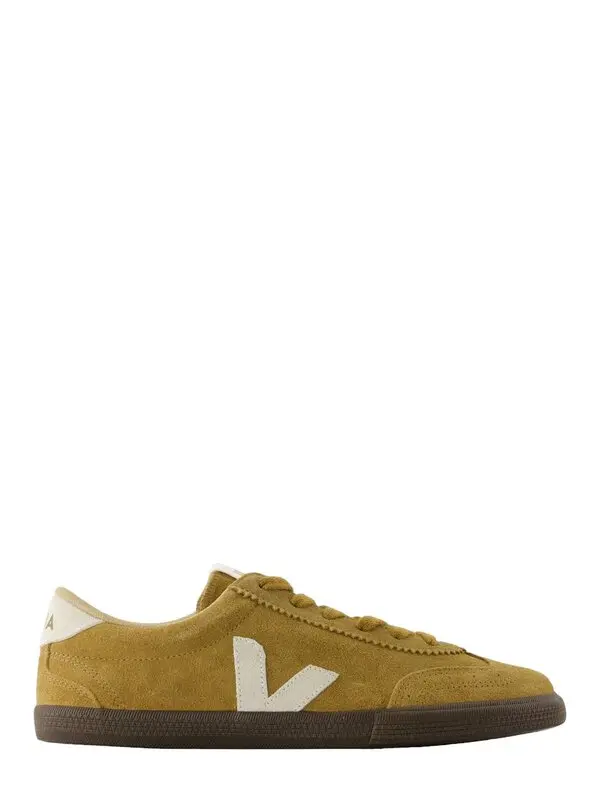 VEJA Volley Leather Sneakers - Khaki