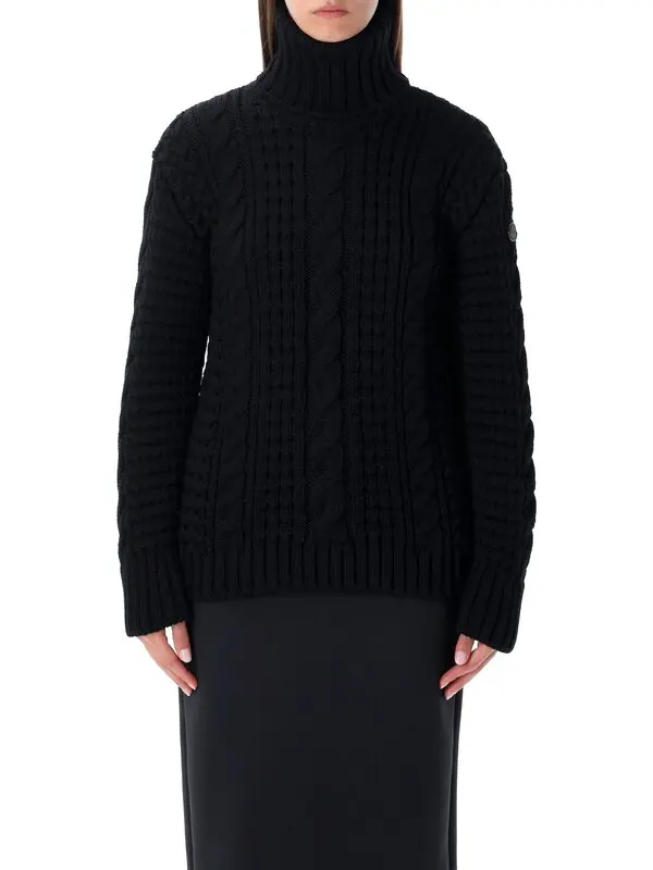 MONCLER X EDWARD ENNINFUL Turtleneck Jumper - Black