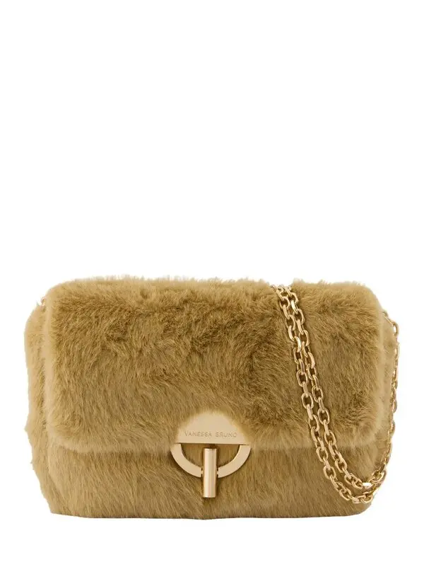 Vanessa Bruno Moon Moyen Shoulder Bag - Beige