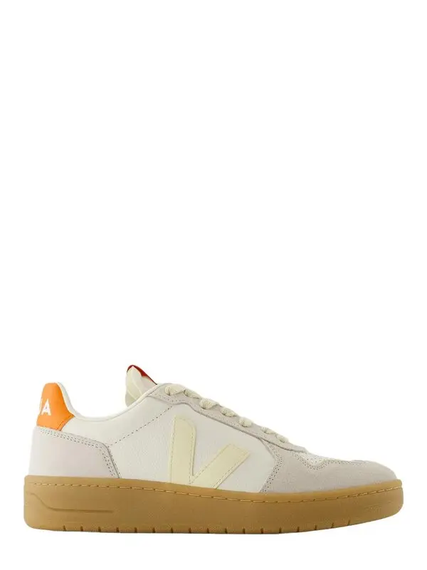 VEJA V-82 Leather Sneakers - White