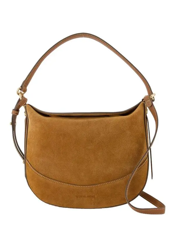 Vanessa Bruno Daily Mm Leather Shoulder Bag - Brown