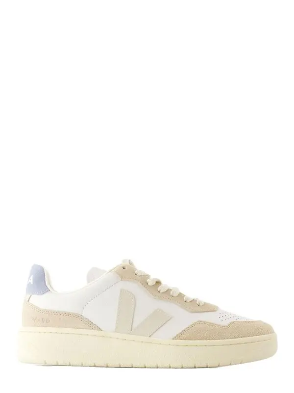 VEJA V 90 Leather Sneakers - White
