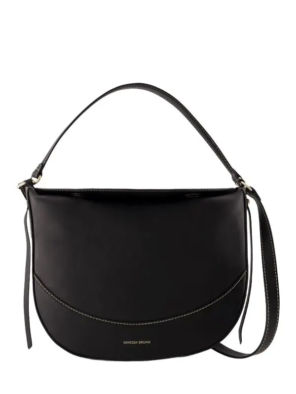 Vanessa Bruno Crossbody Leather Bag - Black