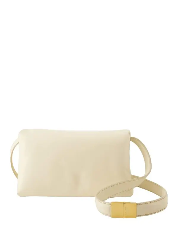 Marni Hobo Prisma Bag Leather - Beige