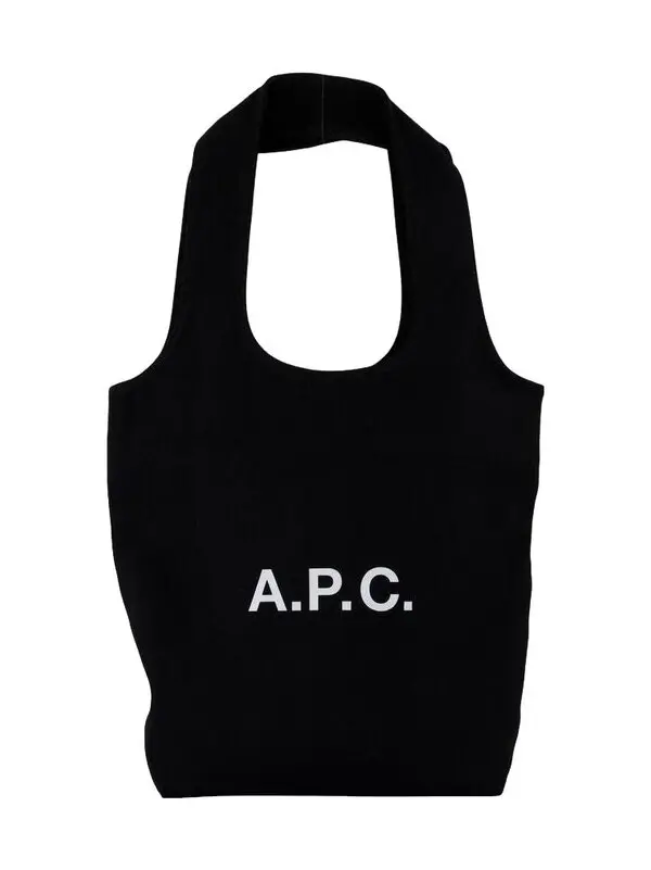 A.p.c. Ninon Small Shopper Bag - Black