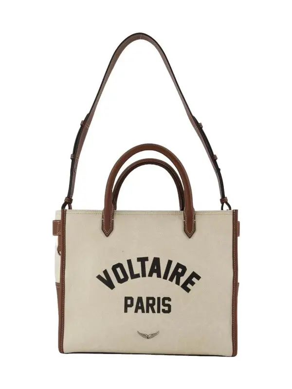 Zadig&Voltaire Angel Voltaire Cotton Shopping Bag - Beige
