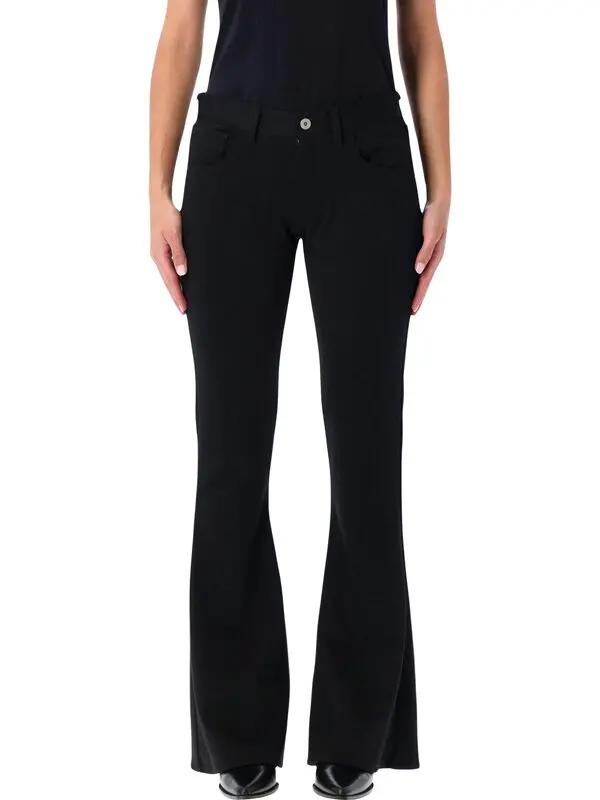 Junya Watanabe Low Waist Flare Trousers - Black