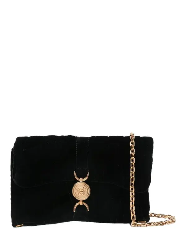 Versace Shoulder Bag With Chain Strap - Black