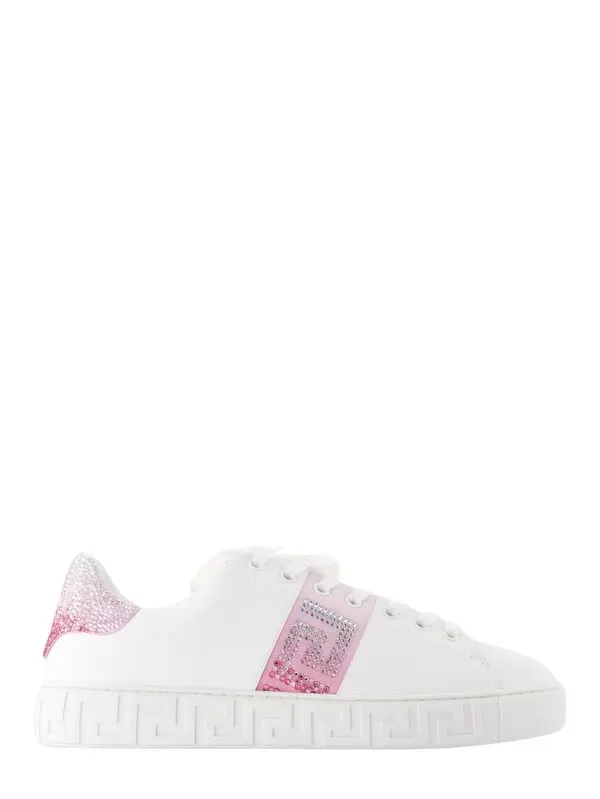 Versace Synthetic Sneakers - White