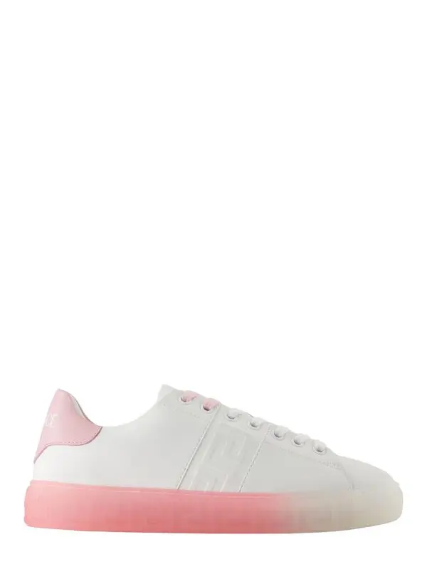 Versace Leather Sneakers - White