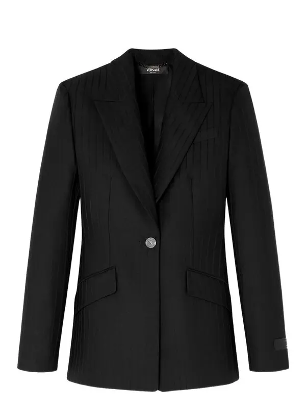 Versace Tailored Blazer - Black