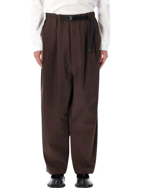 Comme Des Garçons Wide-leg Trousers - Brown