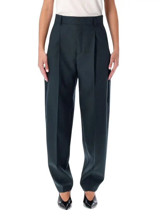 Soeur Graham Virgin Wool Trousers - Blue Petrol