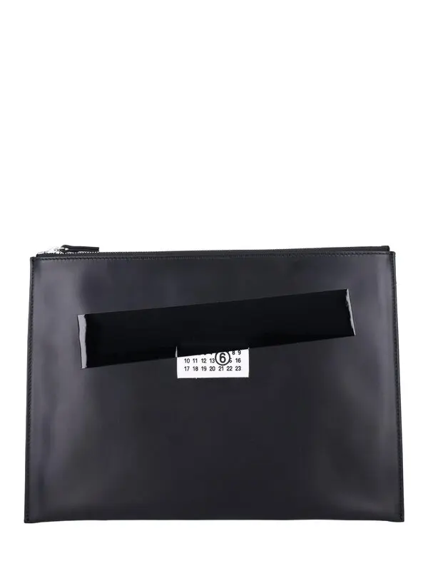 MAISON MARGIELA Pouch Leather - Black