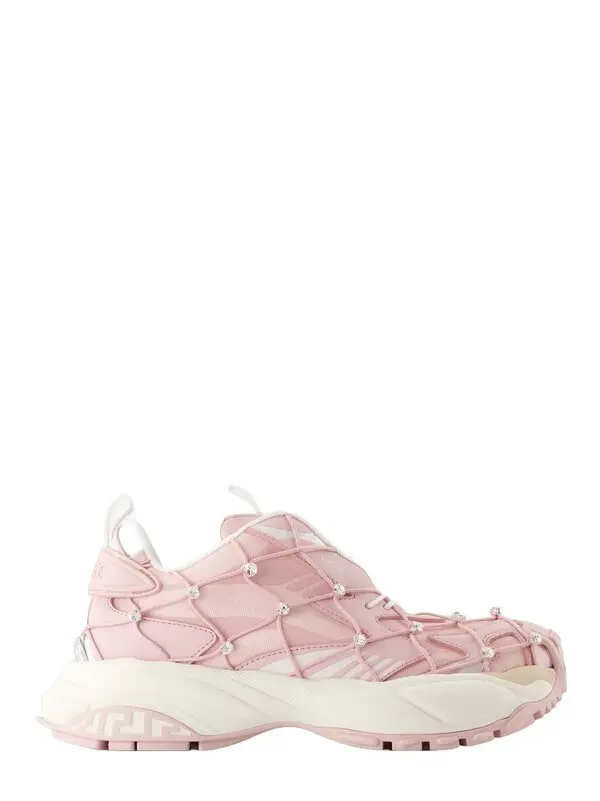 Versace Leather Sneakers - Pink