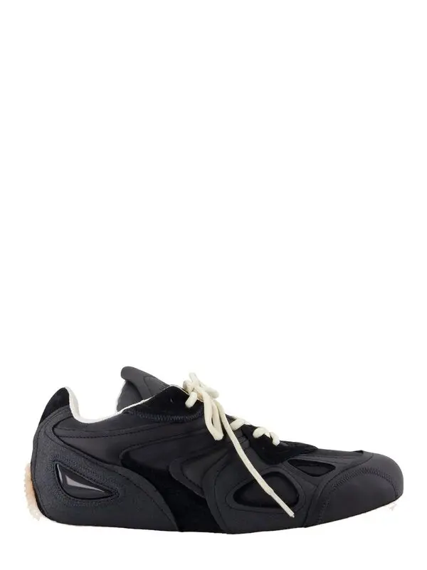 Axel Arigato Leather Slow Runner Sneakers - Black