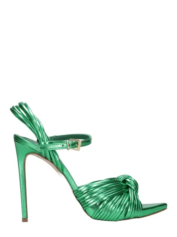 NCUB Laminated Leather Sandals - Green