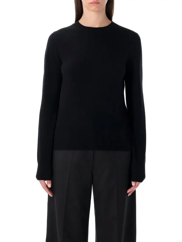 RHEA Crewneck Wool-cashmere Sweater - Black