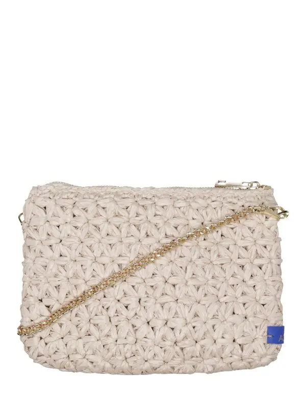 CHICA Raffia Crochet Bag - Ivory