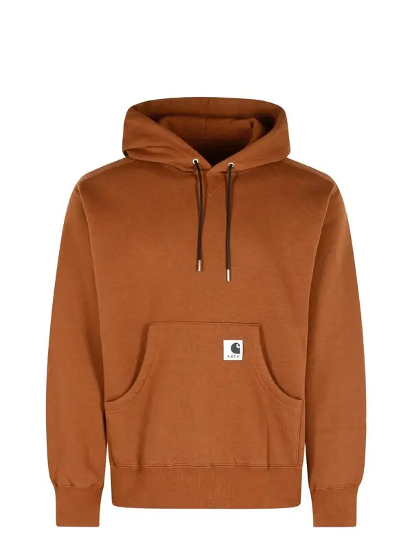 Sacai X Carhartt Work In Progress Cotton Sweatshirt - Brown