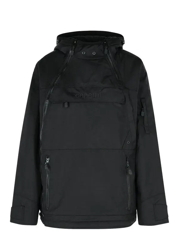 Coperni Asymmetric Polyamide Jacket - Black