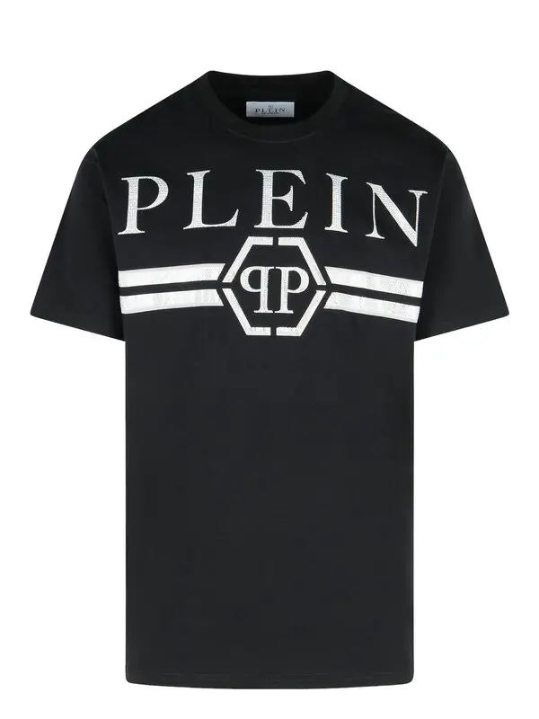 Philipp Plein Cotton T Shirt - Black