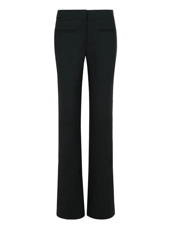 COURREGES Wool Blend Trousers - Black