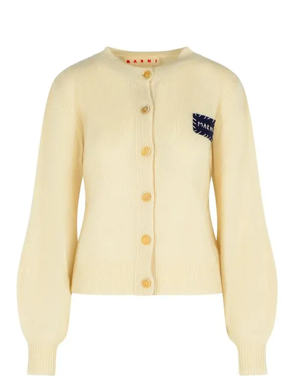 Marni Cashmere Cardigan - Beige