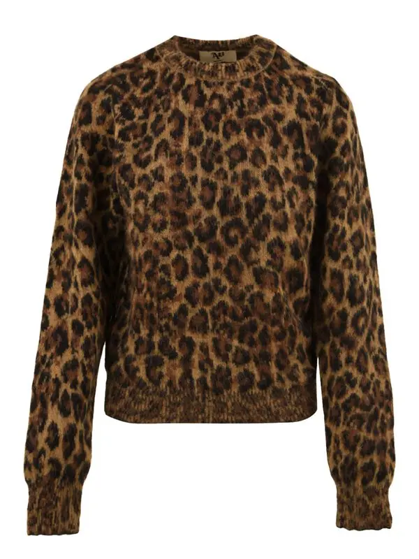 ANIYE BY Keira Leopard Sweater - Maku