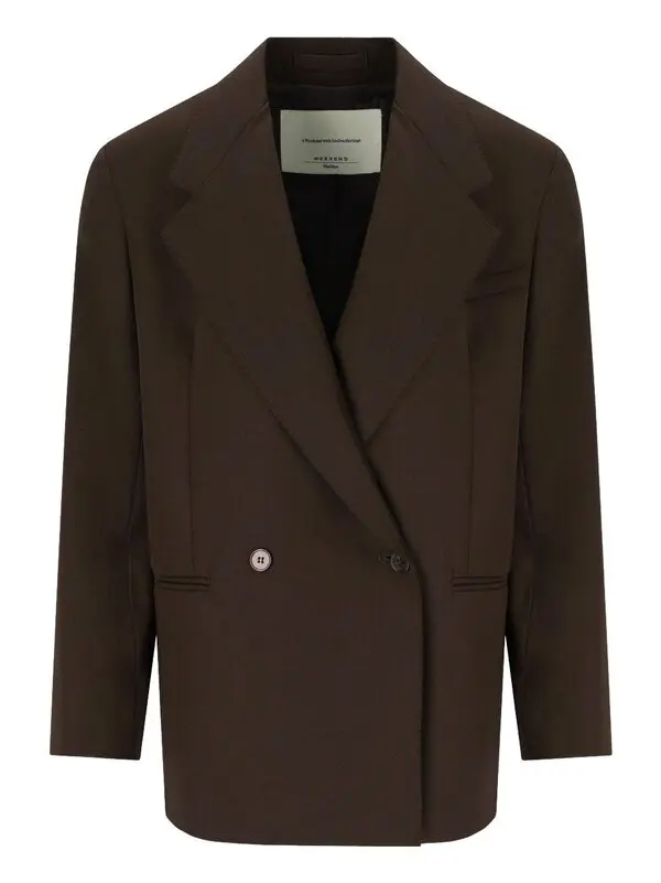 Max Mara Ginseng Single-breasted Blazer - Brown