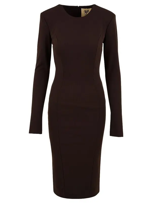 ANIYE BY Sienna Midi Dress - Brown