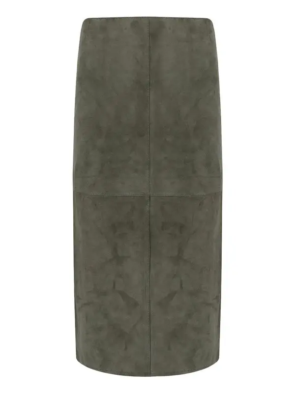 Max Mara Pala Midi Skirt - Green