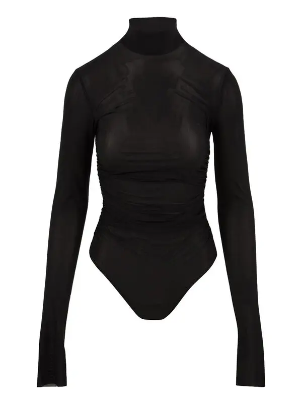 ANIYE BY Scandal Draped Bodysuit - Black