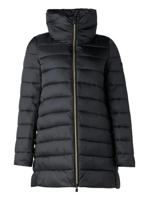 SAVE THE DUCK Lydia Long Down Jacket - Black