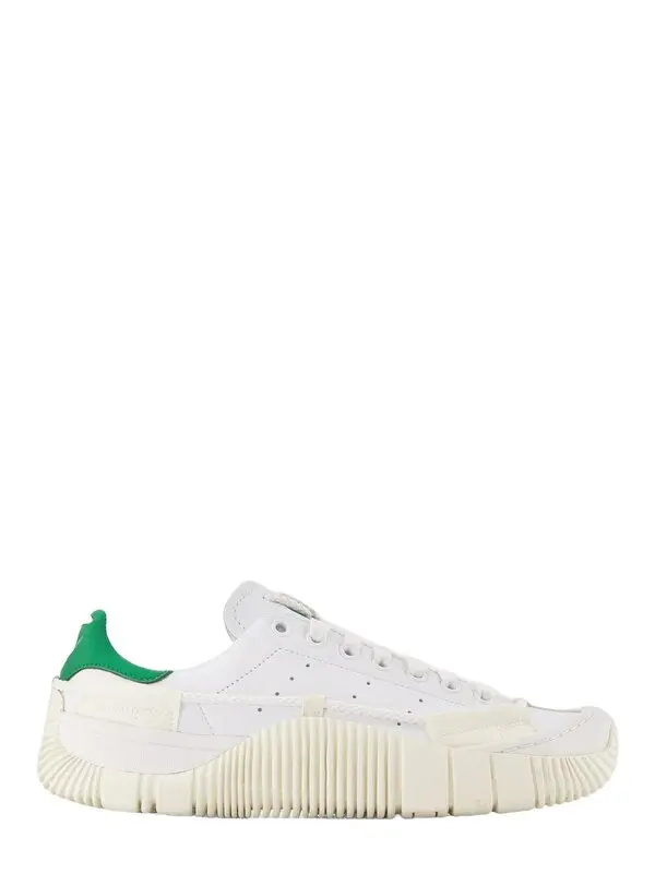 Adidas Scuba Stan Craig Green Leather Sneakers - White