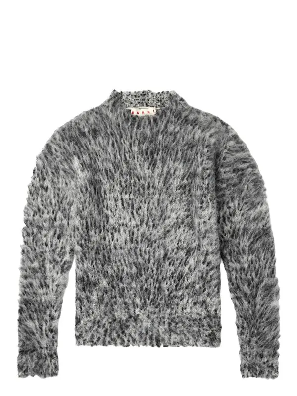 Marni Alpaca-blend Sweater - Gray