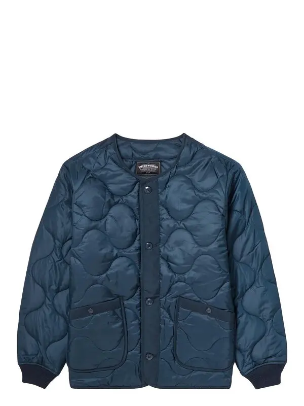 FRIZMWORKS Quilted Shell Field Jacket - Blue