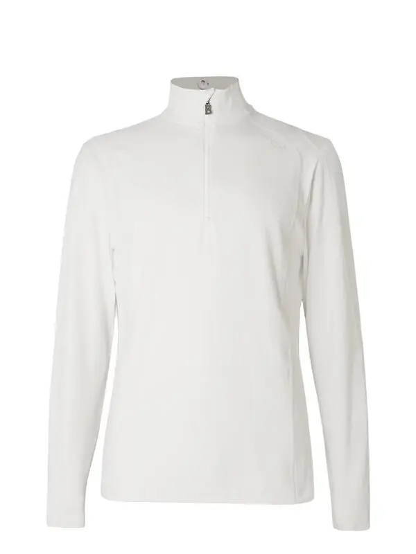 Bogner Harry1 Quarter-zip Stretch-jersey Baselayer - White