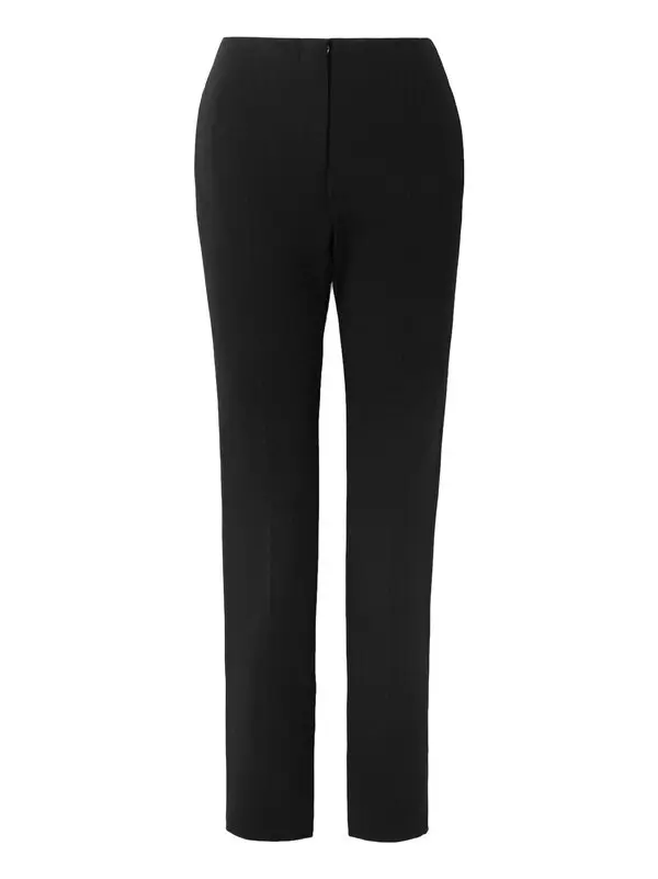 Sportmax Earry Knitted Straight-leg Pants - Black