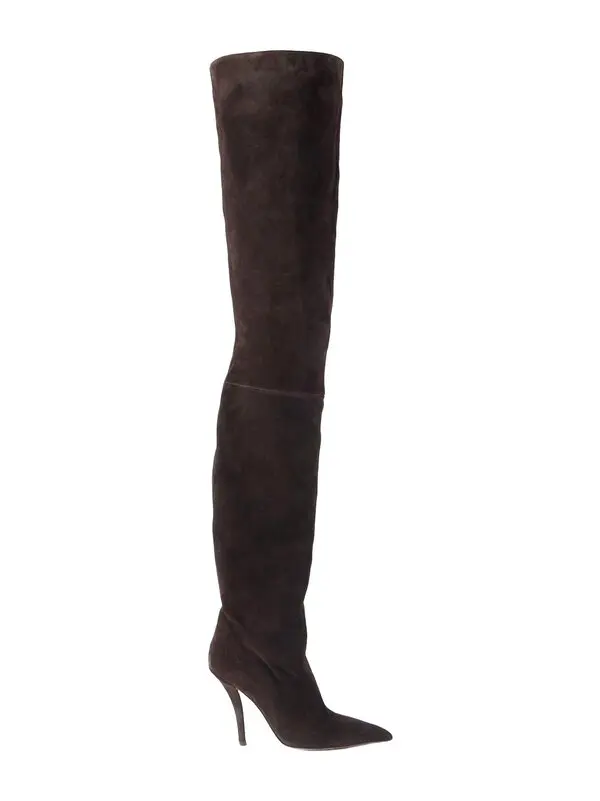 Paris Texas Jessica Suede Over-the-knee Boots - Brown