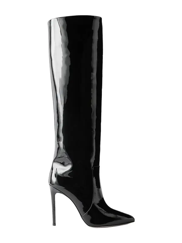 Paris Texas Patent-leather Knee Boots - Black