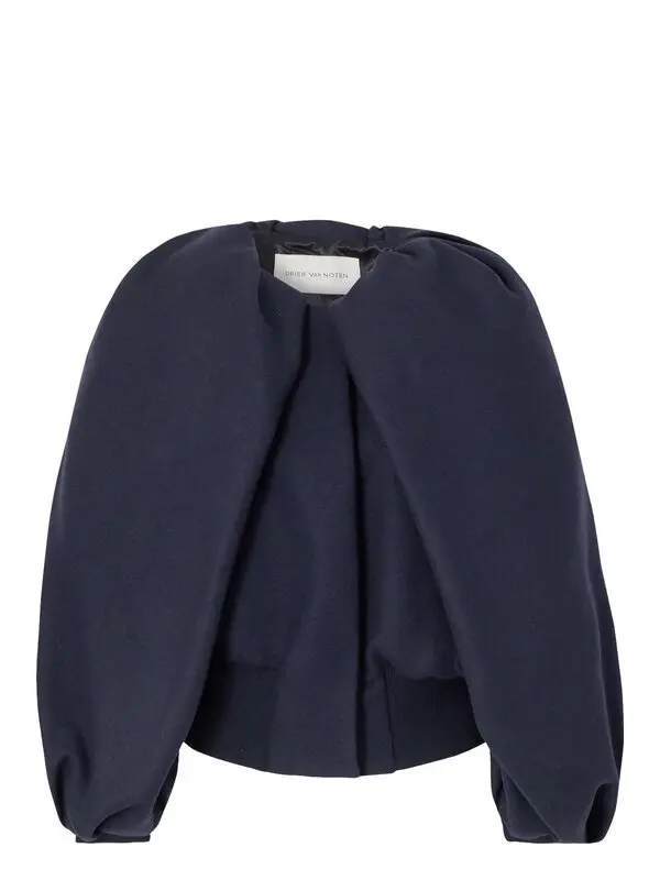 Dries Van Noten Wool-blend Jacket - Blue
