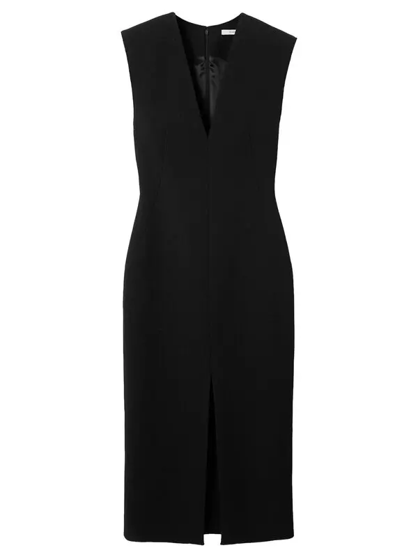 Givenchy Wool-blend Midi Dress - Black