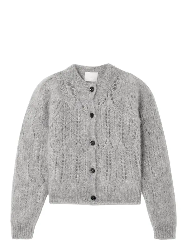 Citizens Of Humanity Odette Mohair-blend Cardigan - Gray