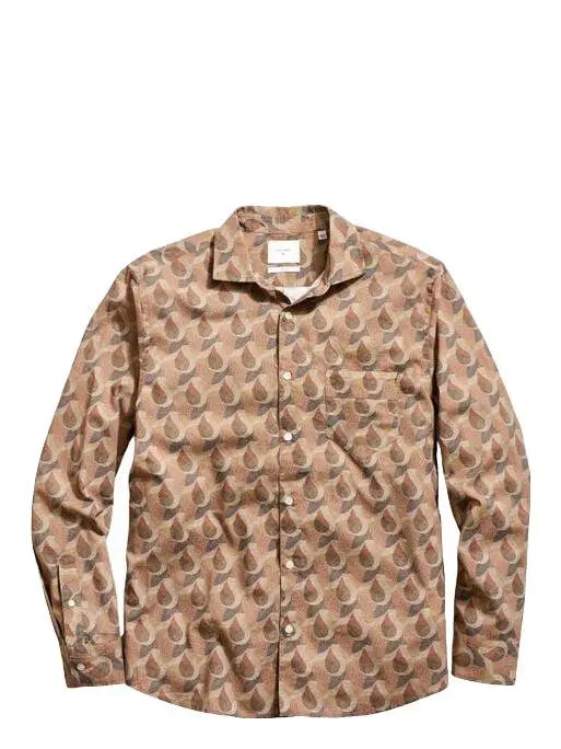 Billy Reid Pickwick Flow Button-up Shirt - Beige Multi