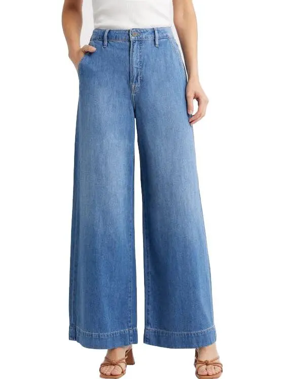 HIDDEN JEANS High Waist Wide Leg Jeans - Medium Wash