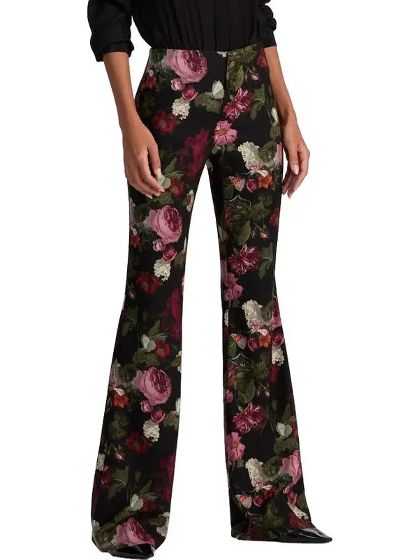 Alice + Olivia Bootcut Pant - Floral