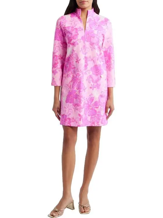 Lilly Pulitzer® Rosie Floral Print Dress - Parigi Pink Supporting Squad