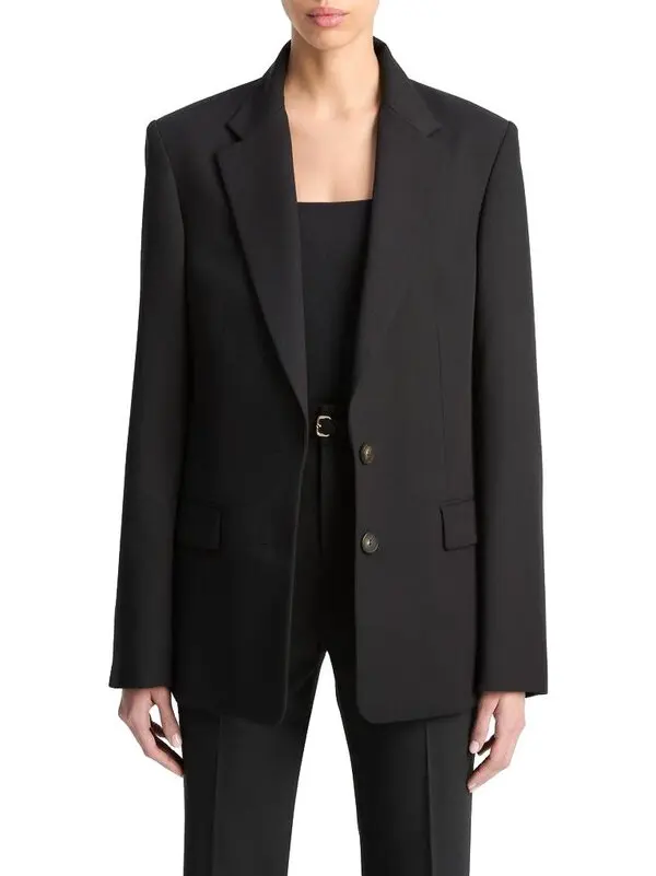 Vince Oversized Blazer - Black