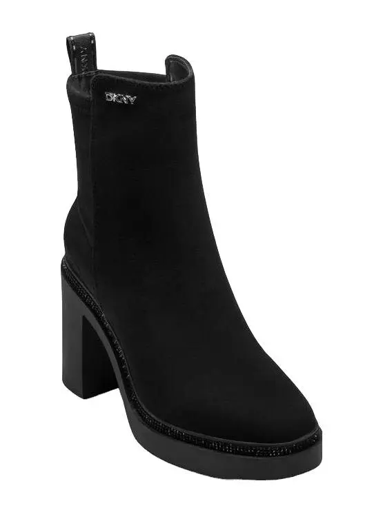 Dkny Platform Booties - Black